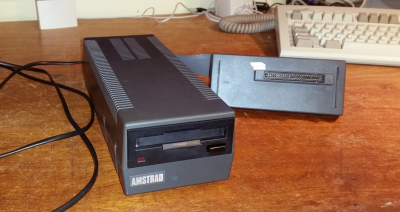 Amstrad external floppy disk drive (FD-1) adventure